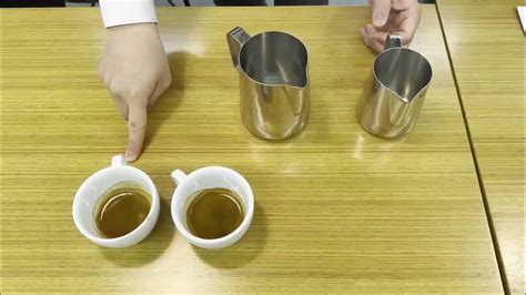 바리스타2급 실기 우유 거품 분배 방법 Youtube