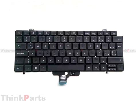 Dell Latitude 7310 7320 13 3 Latin Spanish Backlit Keyboard 06j5cd Black