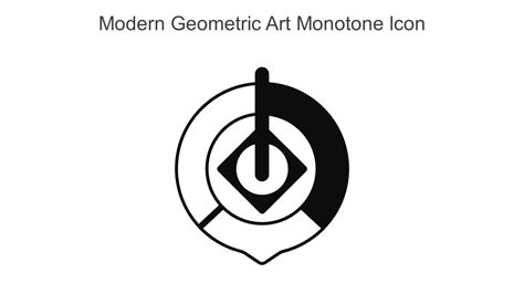 Modern Geometric Art Monotone Icon In Powerpoint Pptx Png And Editable Eps Format PPT PowerPoint