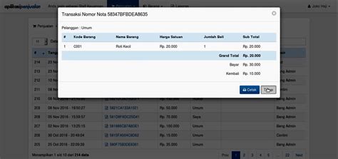 Download Source Code Aplikasi Penjualan Berbasis Codeigniter 30 Versi 10