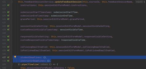 Selective Deadline Extension NPE When Updating Feedback Session