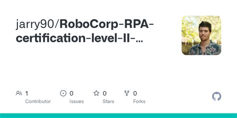 github jarry90 robocorp rpa certification level ii build a robot