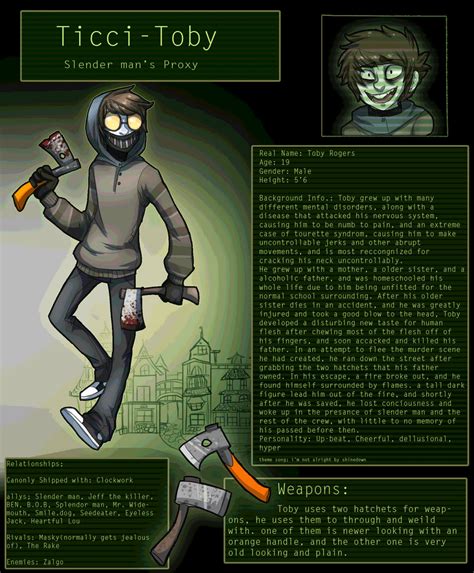 Old And Out Dated Ticci Toby Ref By Kastoway On Deviantart