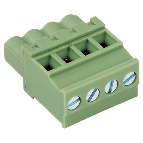 Truconnect 5mm Female Pluggable Vertical 4 Way Terminal Block Rapid