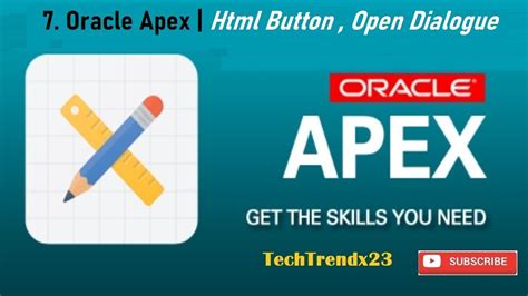 7 Oracle Apex Dynamic Action Html Button Inline Dialogue Windows Youtube