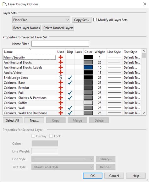 modifying the layers that display on a view sent to layout