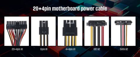 Tfx Power Supply 400w Psu Fixed Cable Stand Full Voltage 110 240v With 20 4pin