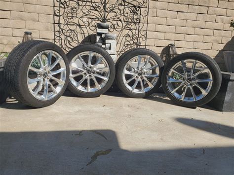 Lexus Lc 500 Oem 10 Spoke 20 Rims And Tires Complete Set Of 4 Like New