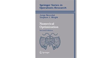 Numerical Optimization By Jorge Nocedal