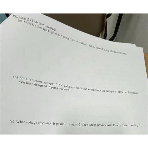 Solved B ﻿for A Reference Voltage Of 15v ﻿calculate The