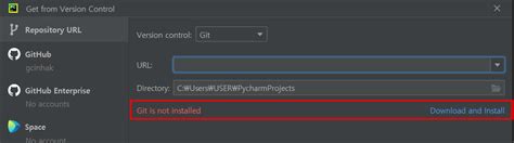 Pycharm Git