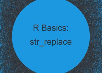 Stringr Package In R Tutorial Programming Examples