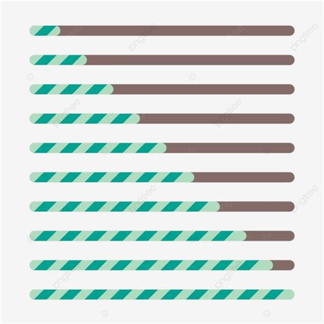 Vector Web Indicator Progress Set For Stepbystep Downloading With Loading Status Bar Vector