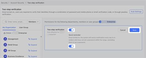 Admin Enable Two Step Verification For Organization Members