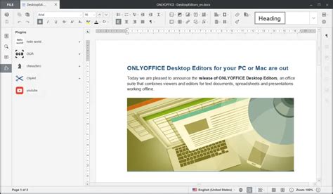 ONLYOFFICE Desktop Editors 4 1 2 Released Install It On CentOS RHEL