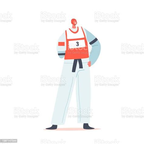 수족 스포츠맨은 무술 대회를 위해 유니폼과 헬멧을 착용합니다 남자 캐릭터 패럴림픽 선수 파이터 건강관리와 의술에 대한 스톡 벡터 아트 및 기타 이미지 Istock