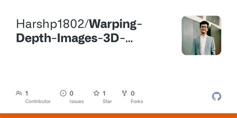 Github Harshp1802warping Depth Images 3d Computer Vision