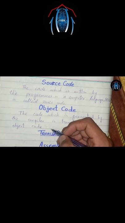 Source Code And Object Code Programming Codecoat Youtube