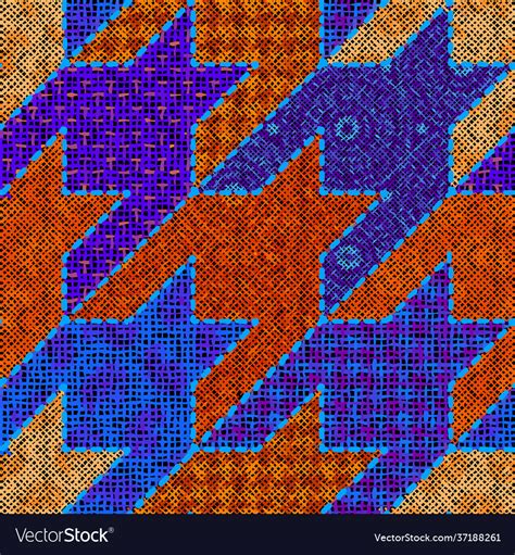 Imitation A Texture Rough Canvas Seamless Vector Image