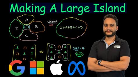 Making A Large Island Leetcode 827 Youtube