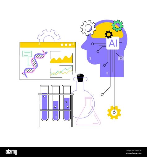 Ai Streamlined Lab Processes Abstract Concept Vector Illustration Stock Vector Image And Art Alamy