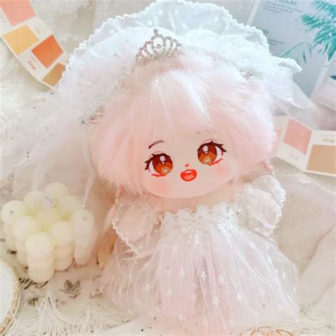 Mu Eca De Peluche De Cm Para Ni As De Piezas Vestido De Novia Accesorio