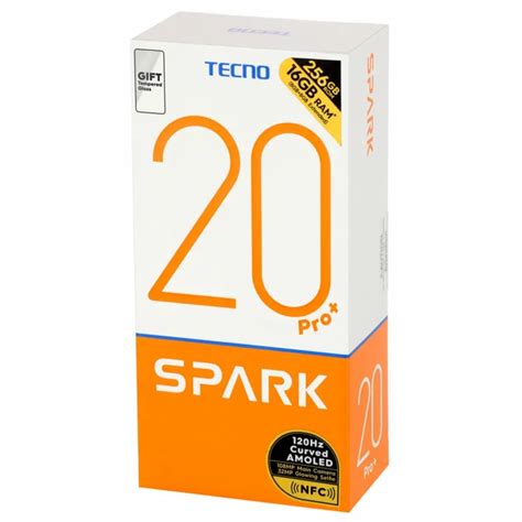 Смартфон Tecno Spark 20 Pro Plus Kj7 8 256gb Temporal Orbits купить в Донецке ДНР за 19490 руб