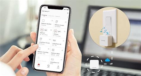 SwitchBot Smart Switch Button Pusher Bluetooth Automation