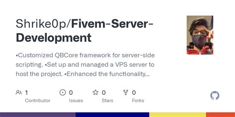 Github Shrike0pfivem Server Development •customized Qbcore Framework For Server Side