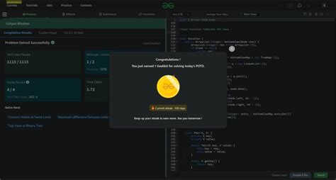 sahhib singh gulati on linkedin 100daysofcode geeksforgeeks coding drgvishwanathanchallenge…