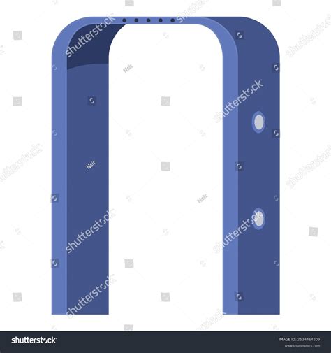 Metal Detector Gate Scanning Forbidden Objects Stock Vector Royalty Free 2534464209 Shutterstock