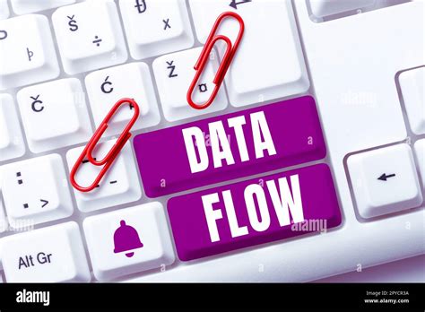 Inspiration Showing Sign Data Flow Business Approach The Movement Of