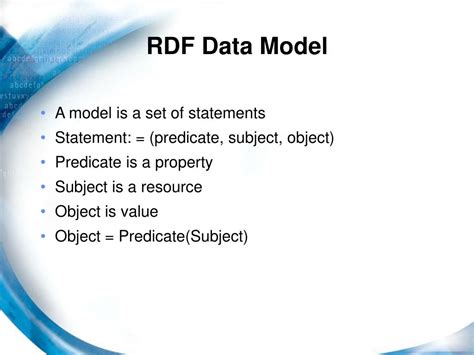 Ppt Resource Description Framework Rdf Course Electronic Document Team Member Ding Feng