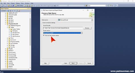 Sql Server Excelden Veri Çekme 7 Adım