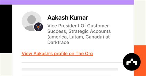 Aakash Kumar Vice President Of Customer Success Strategic Accounts