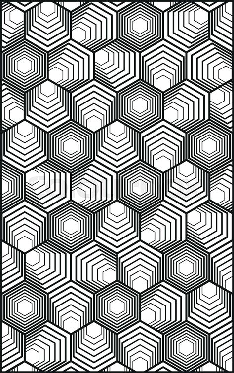 Vector Modern Geometry Pattern Hexagon Abstract Geometric Background Retro Texture Hipster