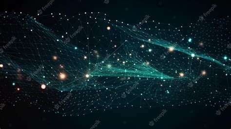 Premium Photo Abstract Polygonal Space Low Poly Dark Background With