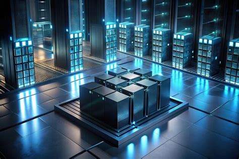 Premium Photo Modern Data Center And Network Infrastructure Solutions