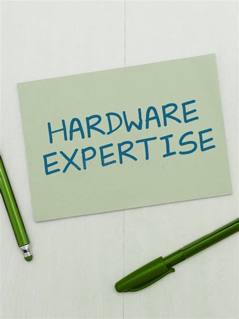 Handwriting Text Hardware Expertise Business Idea Machines And Other