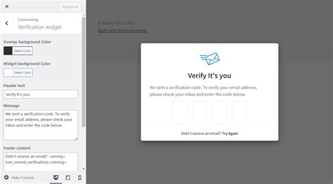Customer Email Verification For Woocommerce Wordpress Plugin