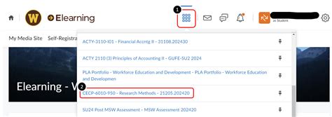 Student How To Find Classes In Elearning