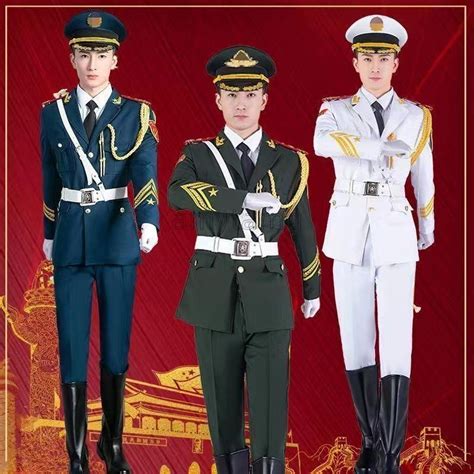 三軍海陸空演出服 軍裝 高中國旗班活動演出服 升旗手服裝 學生儀仗隊禮服 不起球防縮水耐磨透氣 蝦皮購物