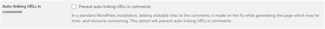 Prevent Auto Linking Urls In Comments Disable Bloat For Wordpress And Woocommerce