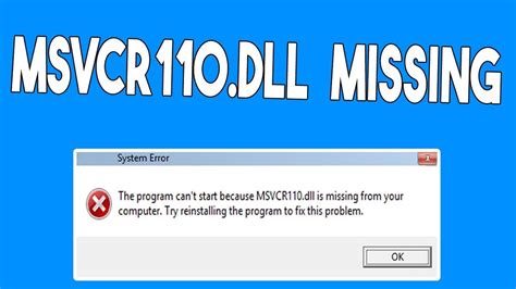 Reinstall Msvcr110 Dll Horedstrader