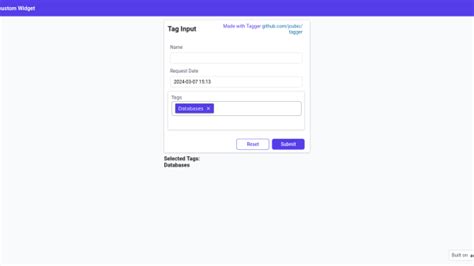 Tag Input Custom Widget Appsmith Community Portal
