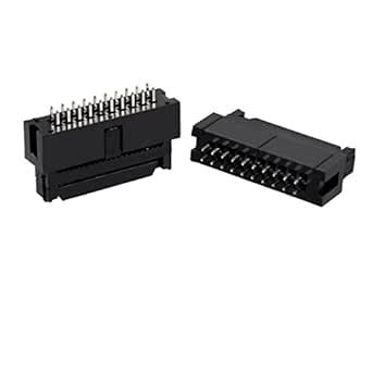 Uxcell 10Pcs 2 54mm Pitch 2x10 Pin Double Row Straight Connector Female Pin Header Strip PCB