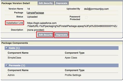 Deploying Metadata Using Salesforce Package Part Ii Deploying Package Tips And
