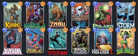 Marvel Snap Nebula Decks And Synergies Mobalytics