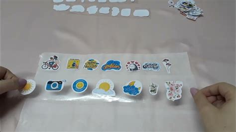 Evde Sticker Yapımı Diy Sticker Youtube