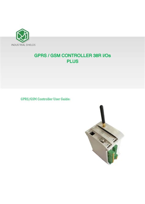 Gprs Gsm Controller User Guide 38r Arduino Based Plc Controller For Industrial Applications By